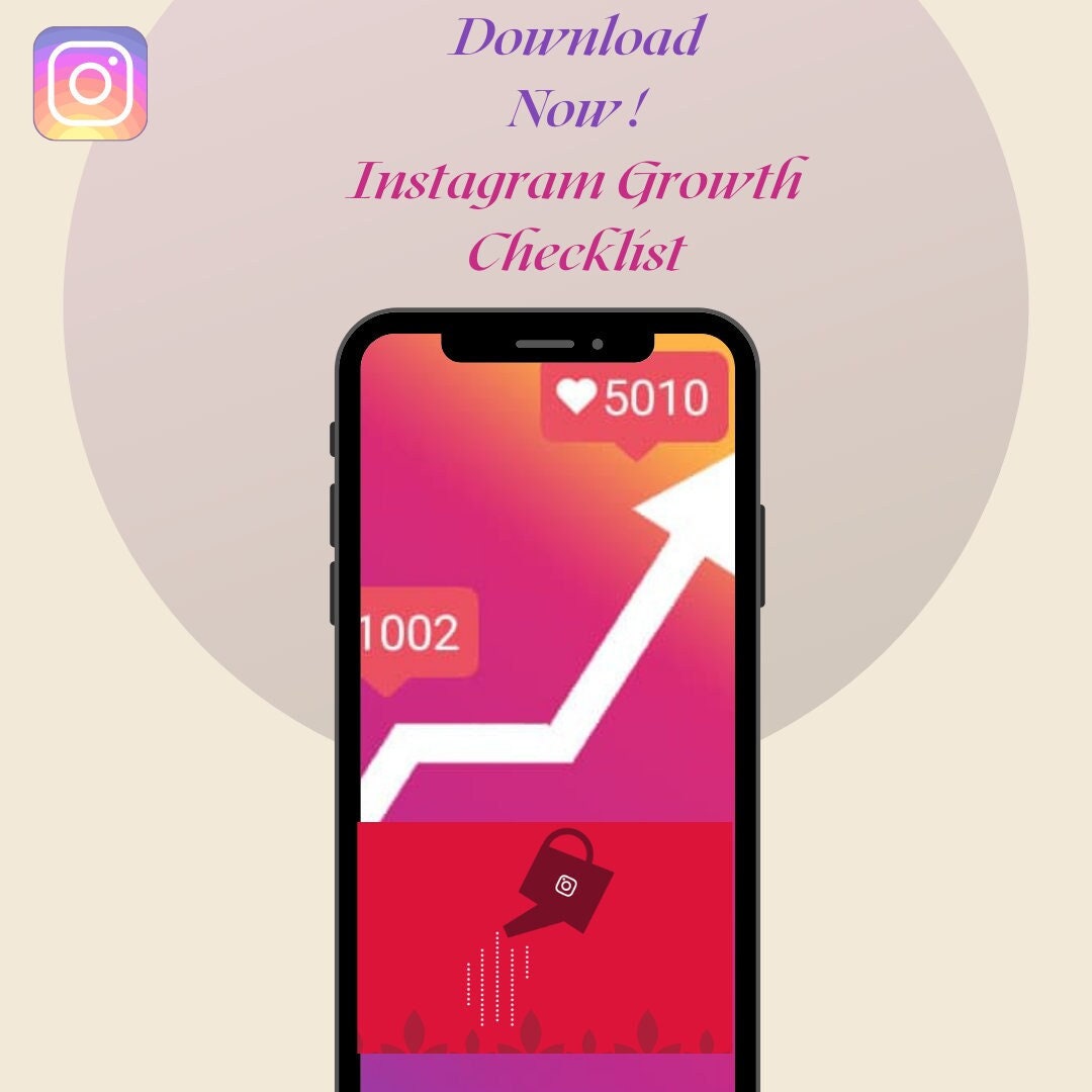 Instagram Growth Checklist! Grow Your IG Organically FAST! - Etsy Australia