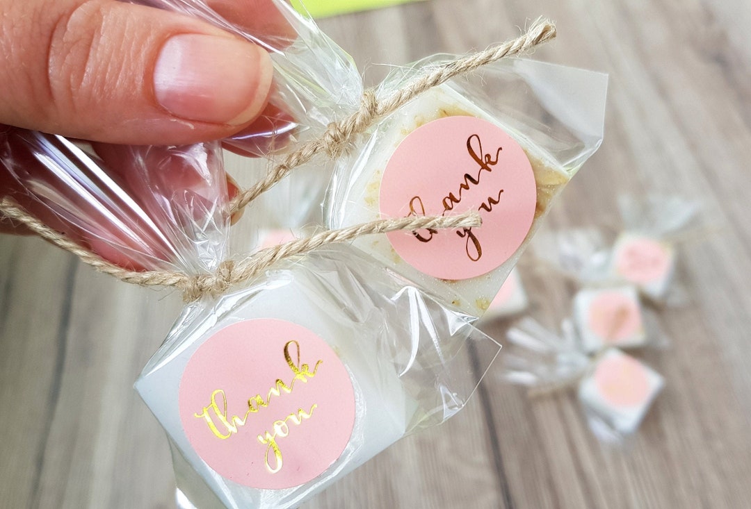 80-200 Pcs Oatmeal Mini Soaps Handmade Thank You Favors Mini Soap Bars ...