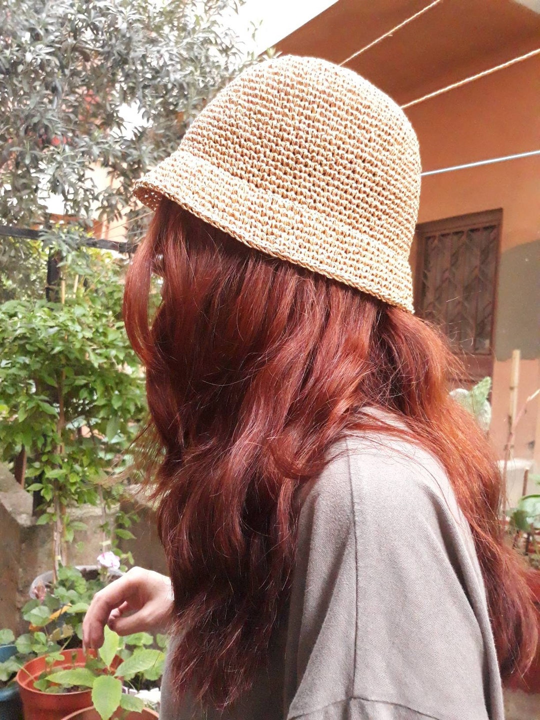 Latte Straw Hat,bucket Hat,gardening Hat, Summer Hat - Etsy