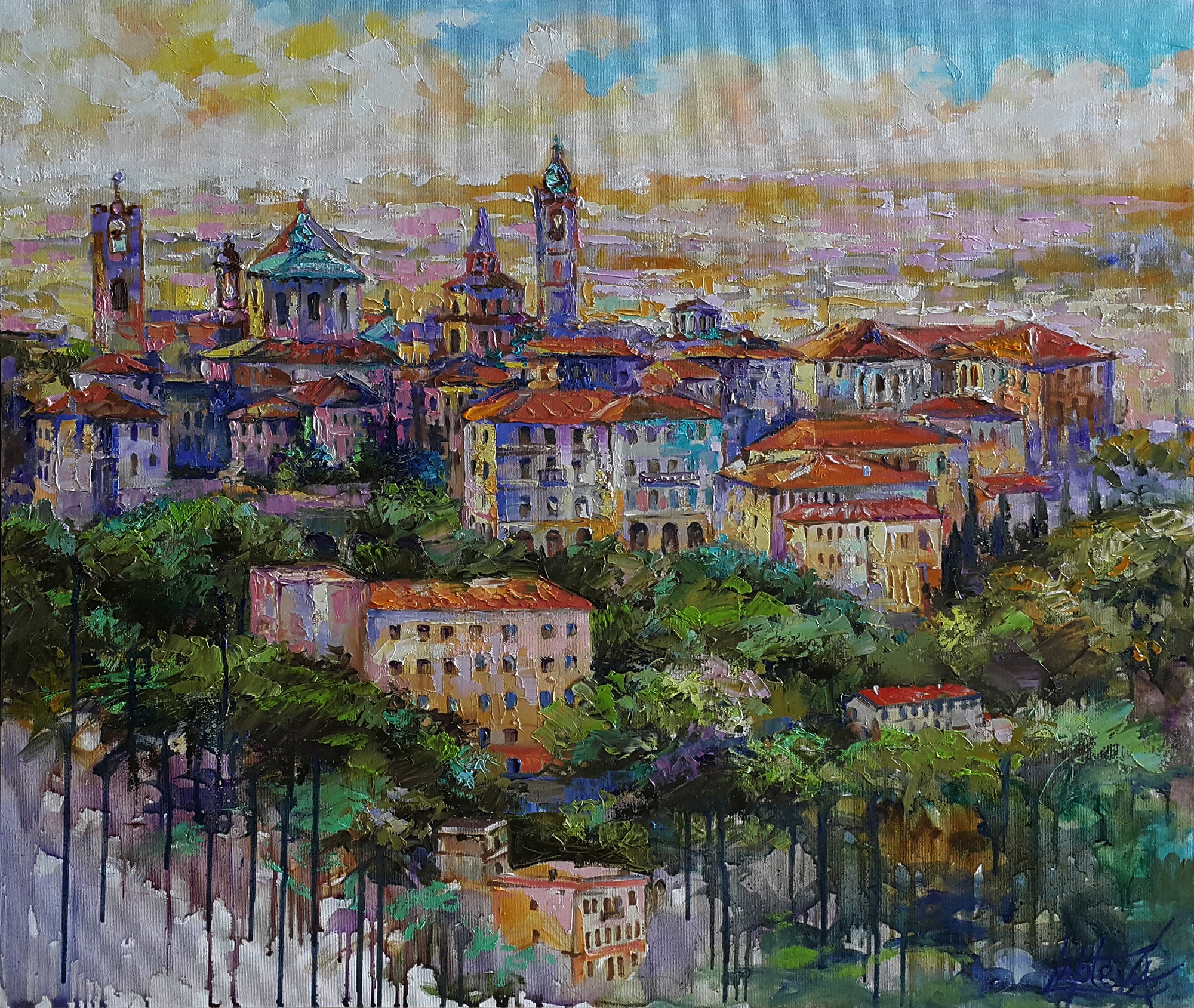 Ancient City Painting