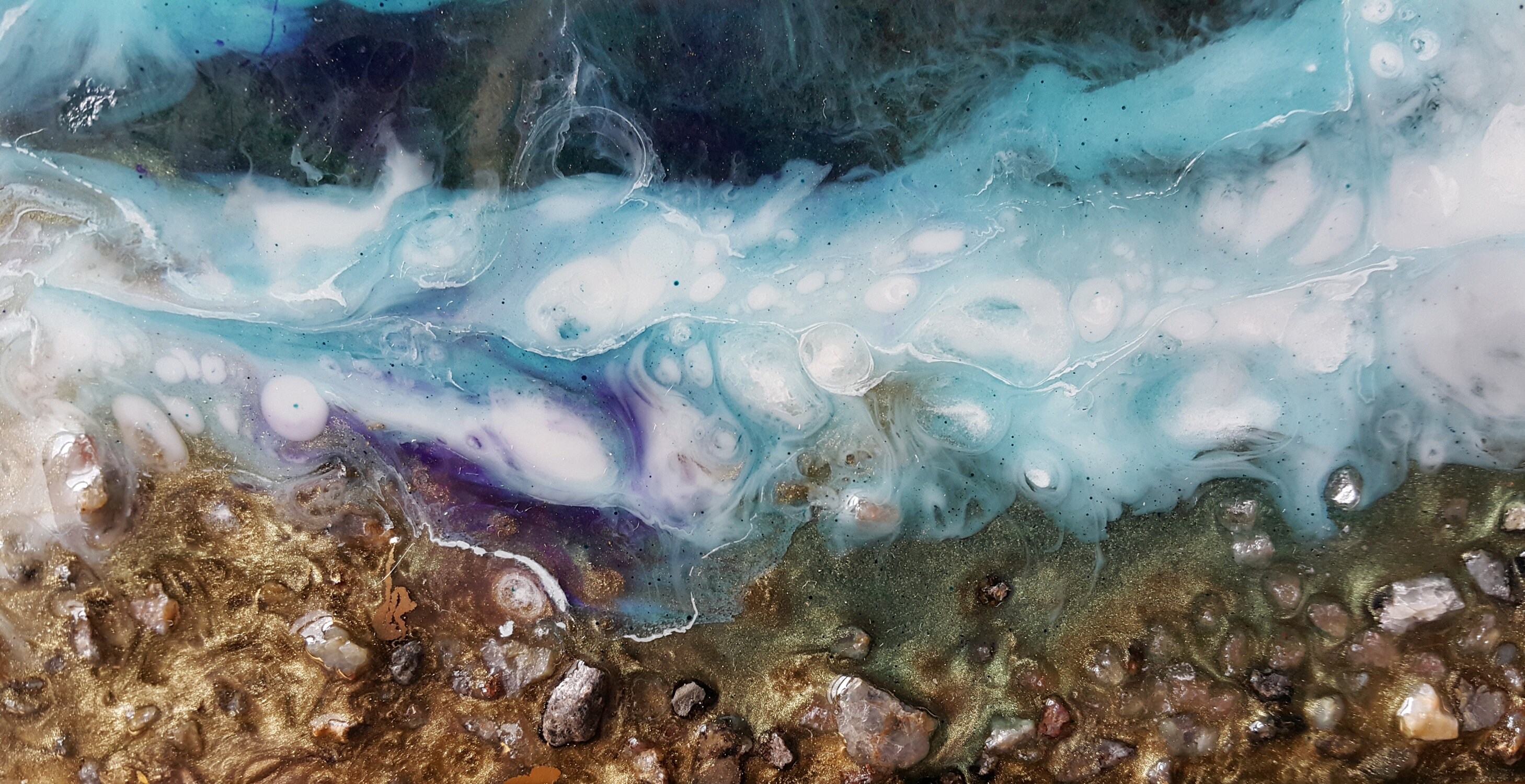 Painting Resin Original Gift in Frame Resin Abstract | Etsy