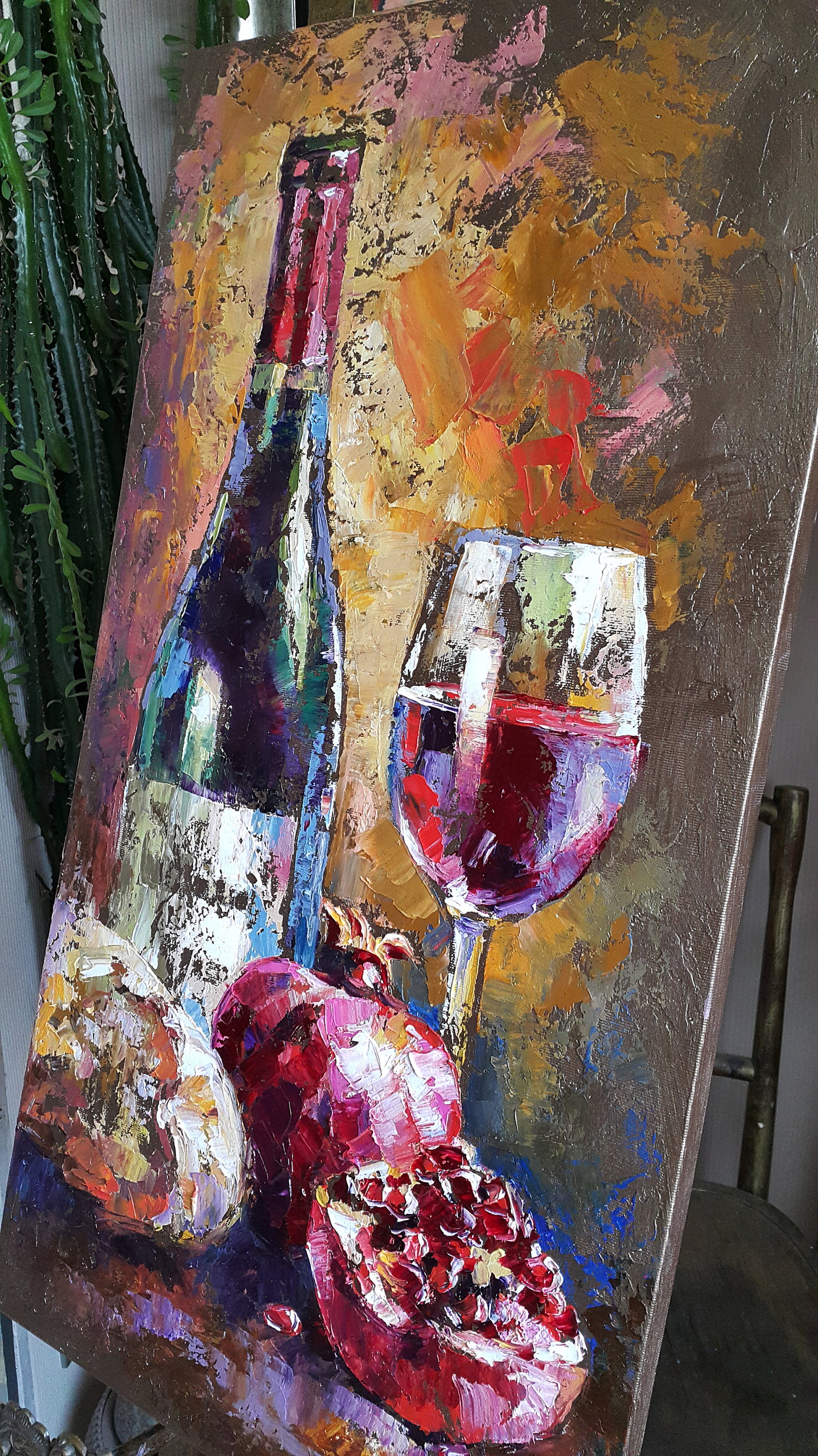 Painting Astringency of Red Wine Original Still Life for a - Etsy