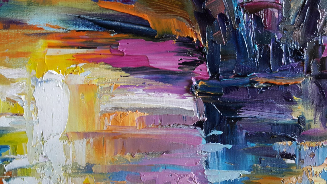 Evening in Rome Painting italy cityscape Roma original | Etsy