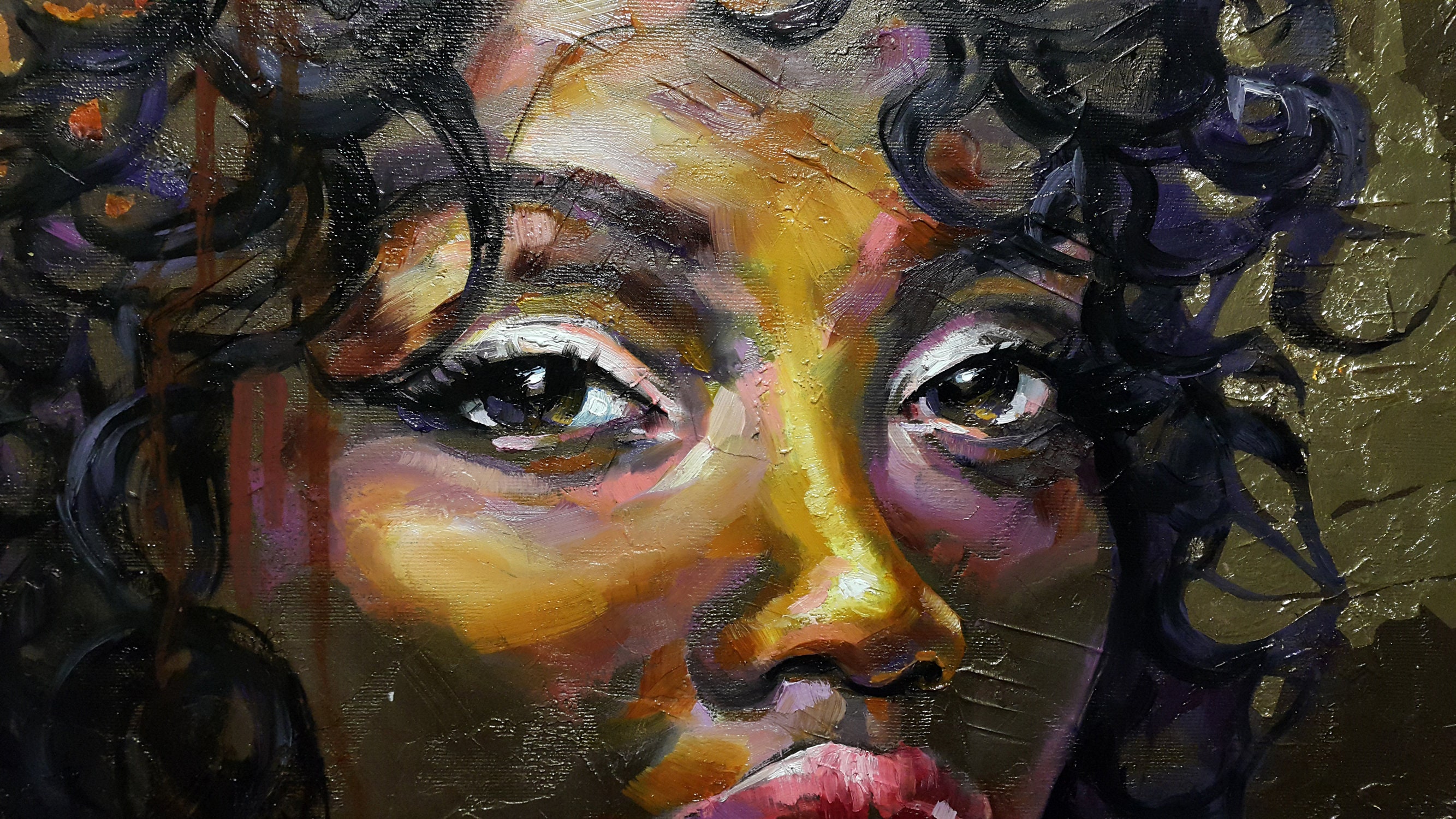 My Love Is Your Love painting portraint woman lady portrait | Etsy