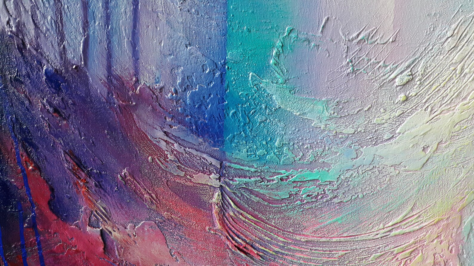 Painting Abstract the Fusion of the Two Universes - Etsy