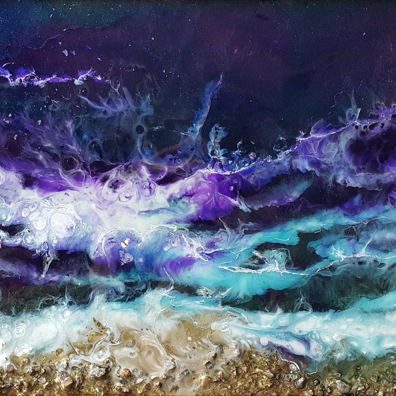 Epoxy Resin Painting - Etsy