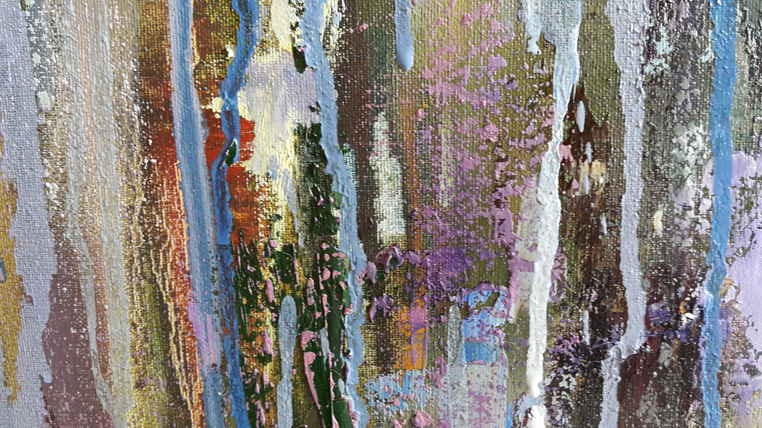 Abstract Painting VENICE RAIN abstract wall art painting for | Etsy