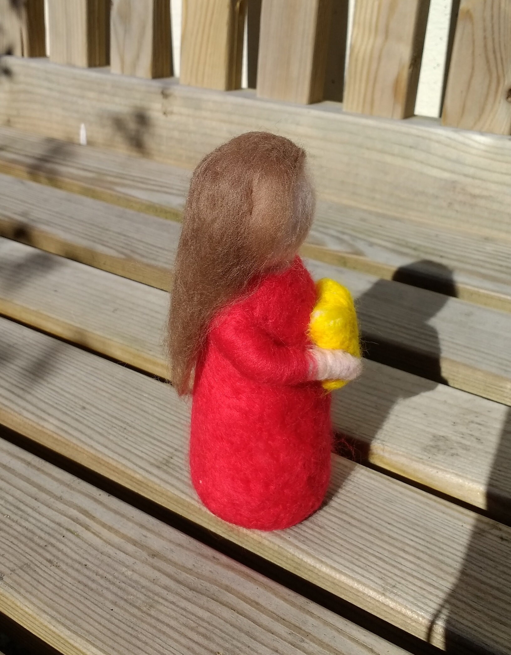 This Needle Felted Lady is a Star Lady and Star Special Gift - Etsy