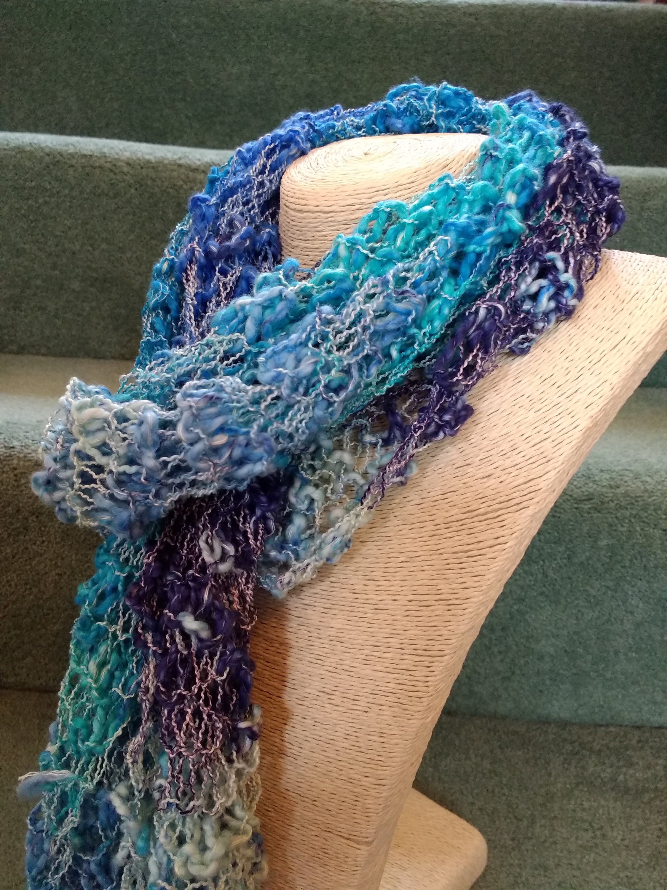 Loosely knitted scarf stylish elegant scarf gifts for her | Etsy