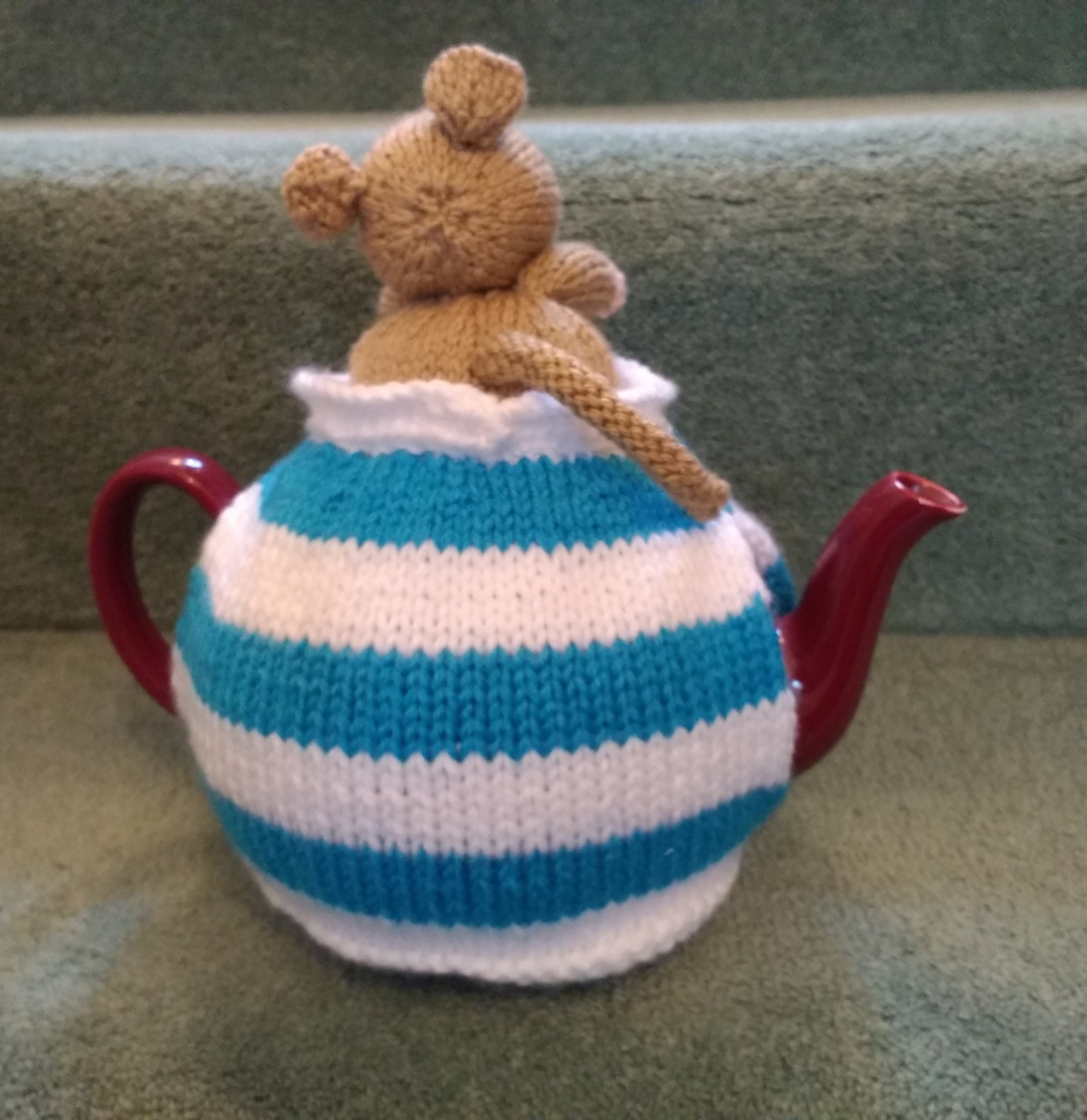 Knitted Dormouse Tea Cosy, Animal Tea Cosy, Character Tea Cosy, House ...