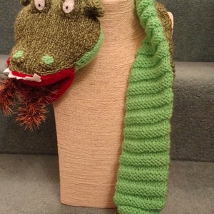 Dragon Scarf Gifts for All, Knitted Scarf, Unusual Scarf, Hand Made ...