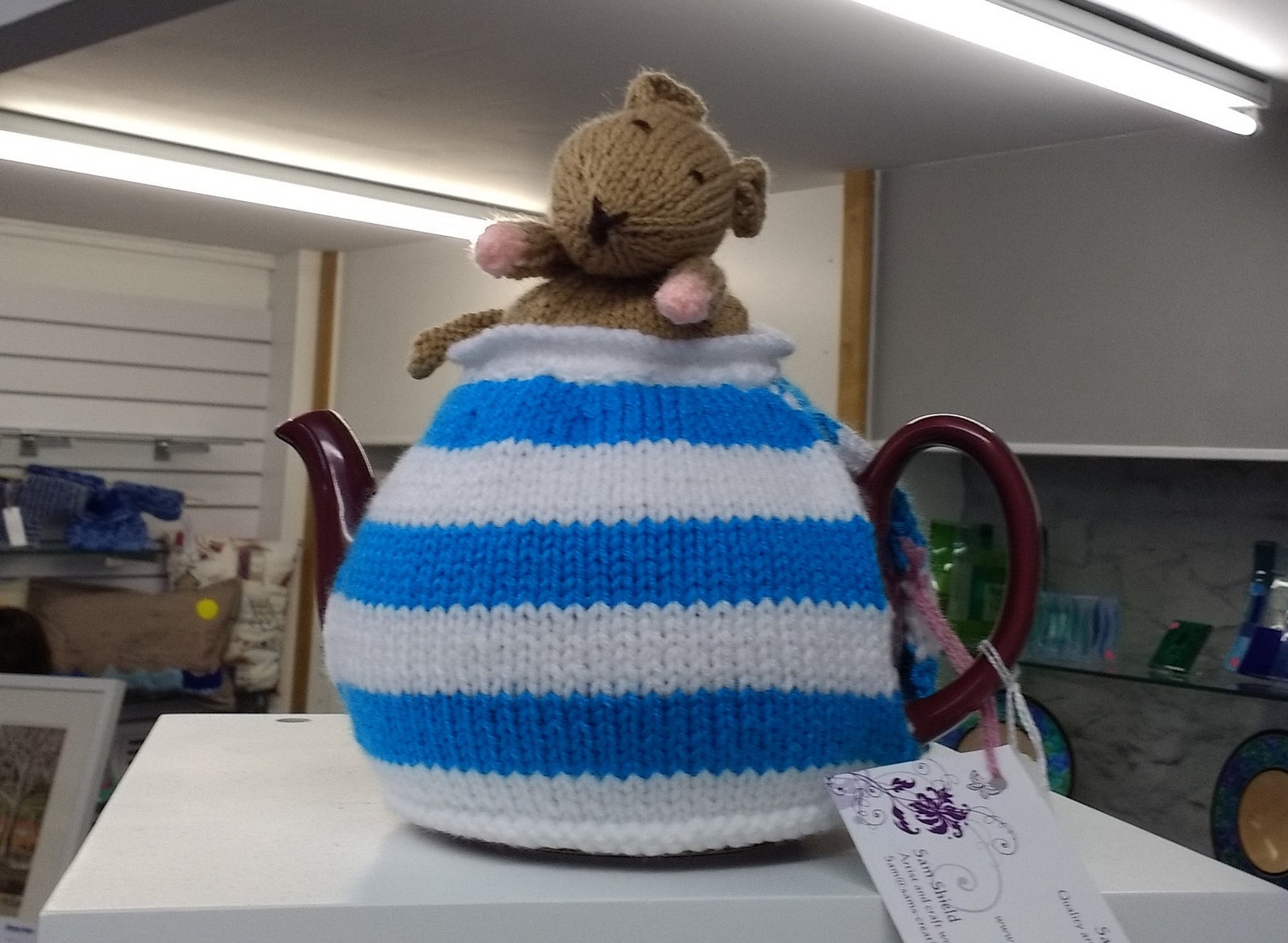 Knitted Dormouse Tea Cosy, Animal Tea Cosy, Character Tea Cosy, House ...