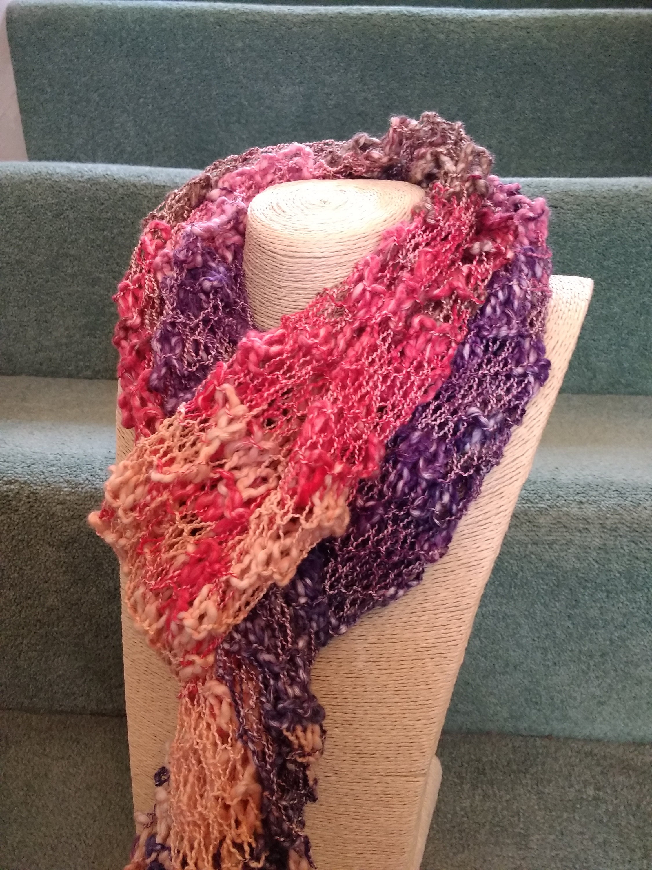 Loosely Knitted Scarf, Stylish, Elegant Scarf, Gifts for Her, Wedding ...