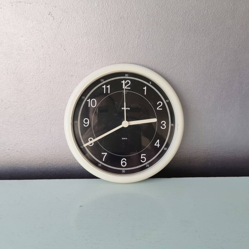 80s Wall Clock - Etsy