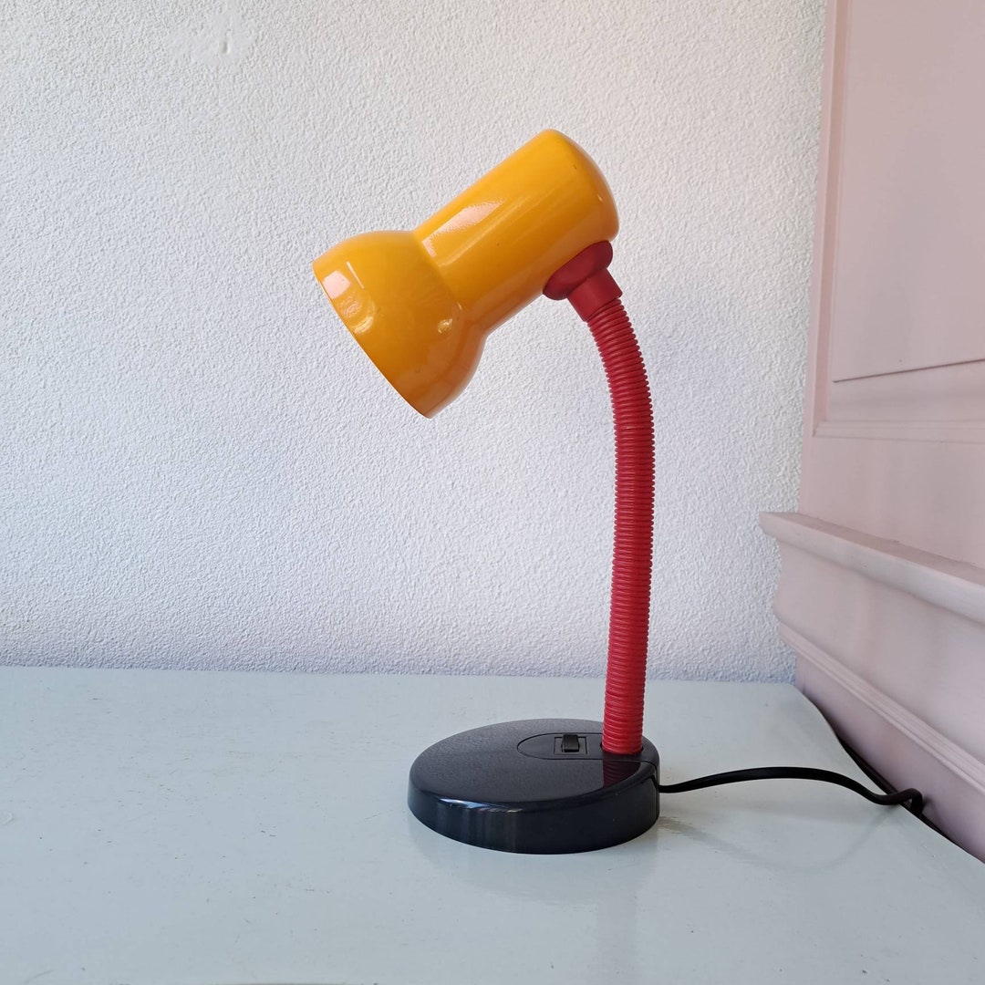 90s Metal Desk Lamp, Memphis Style - Etsy