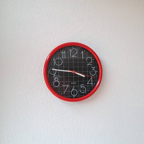 80s Wall Clock - Etsy