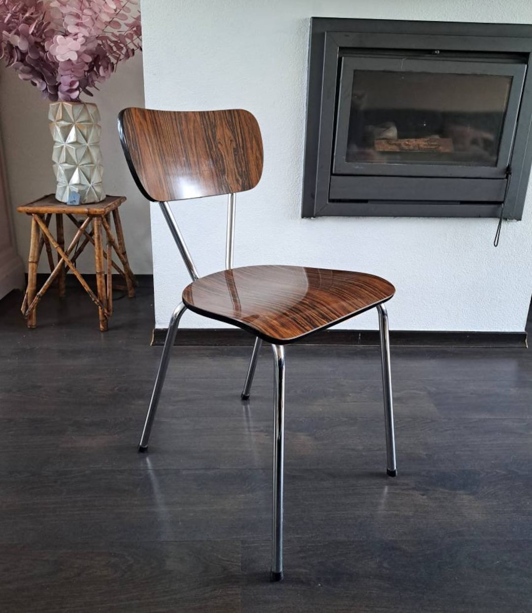 Vintage Chrome Chair, Formica, 70s - Etsy