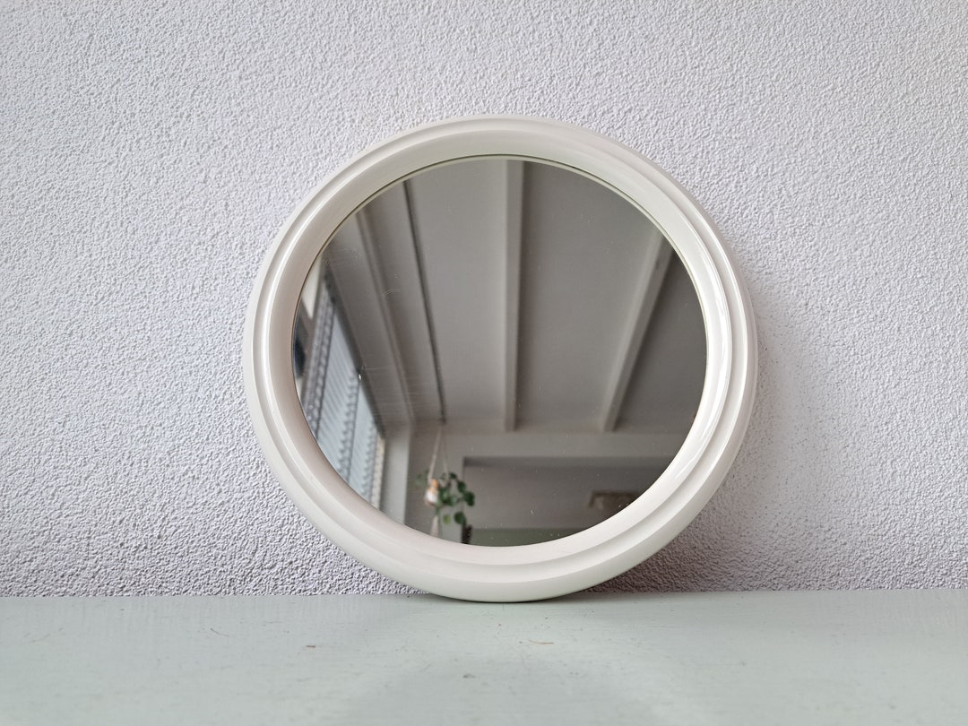Vintage Small Plastic Round Mirror Tiger, 1980s - Etsy