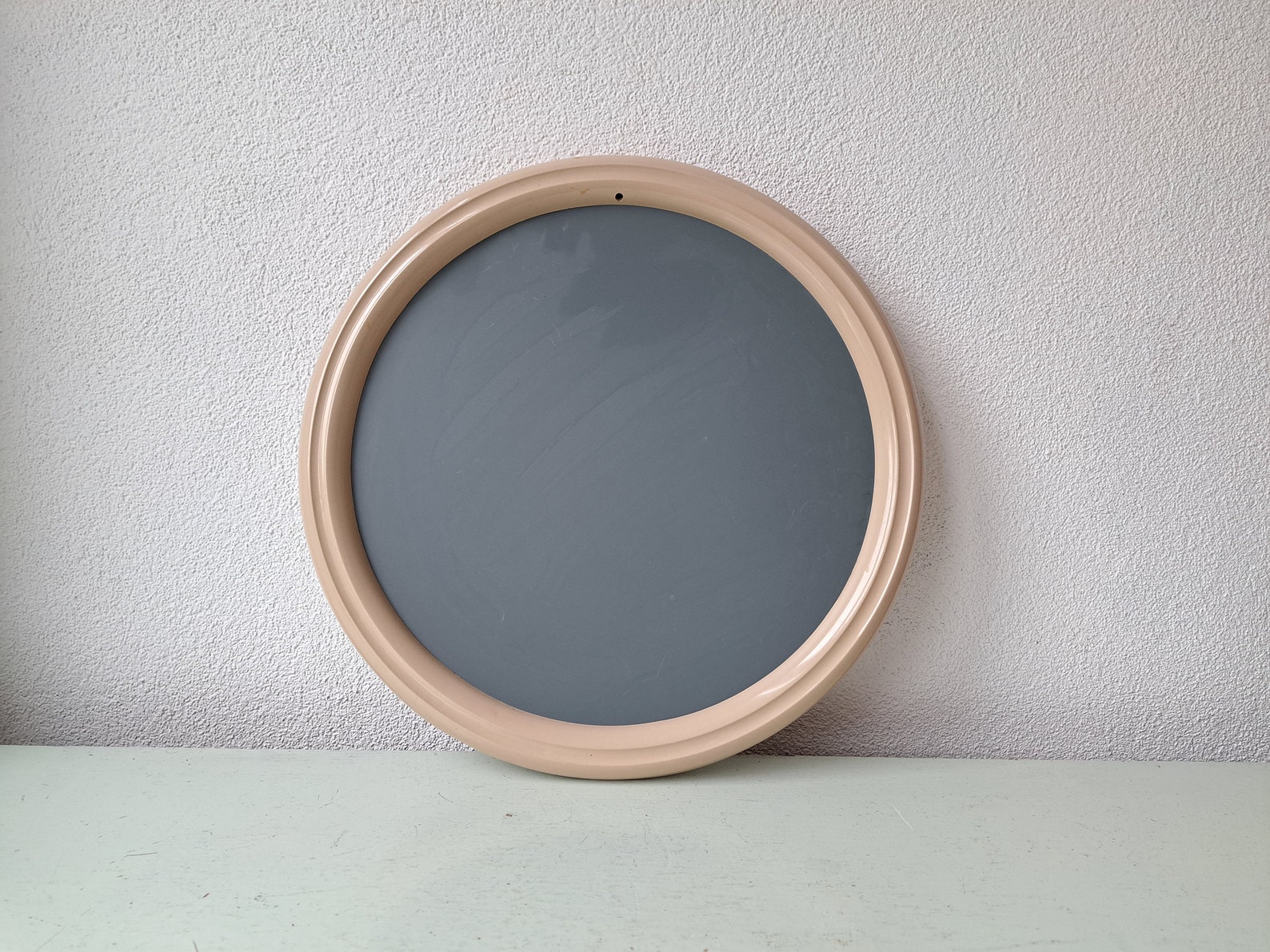 Vintage Plastic Round Mirror Tiger, 1980s - Etsy