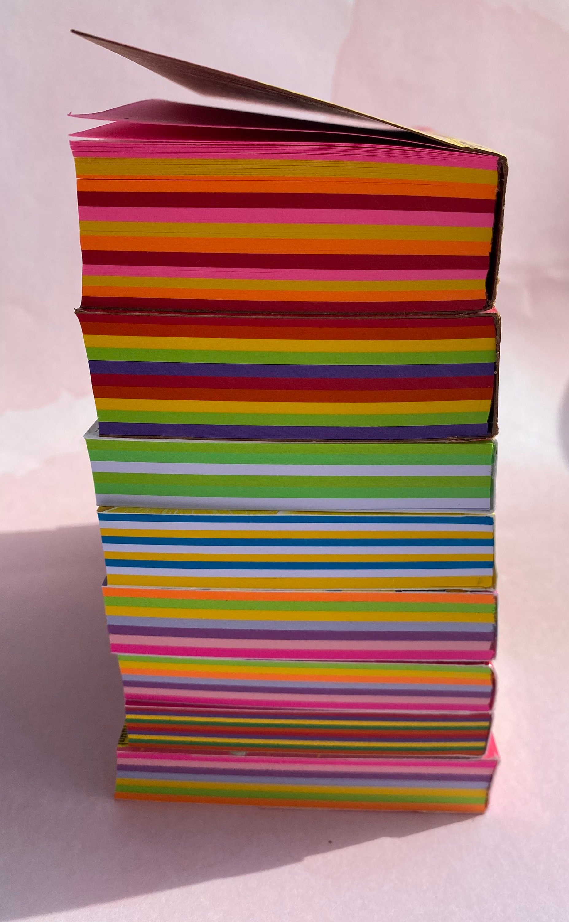 Upcycled Rainbow Notebook Upcycled Rainbow Notepad Rainbow - Etsy
