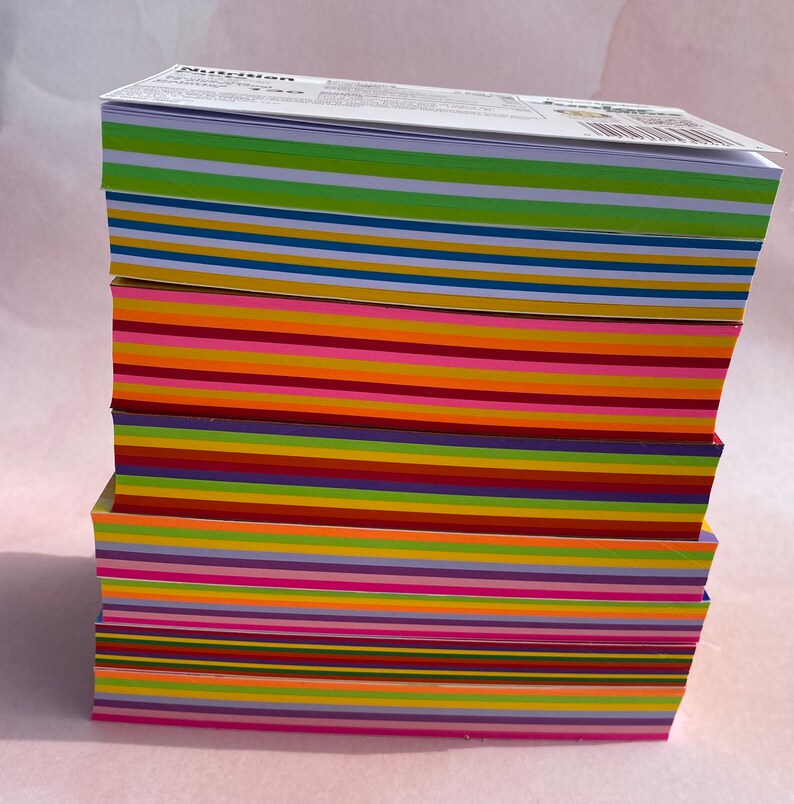 Upcycled Rainbow Notebook Upcycled Rainbow Notepad Rainbow - Etsy