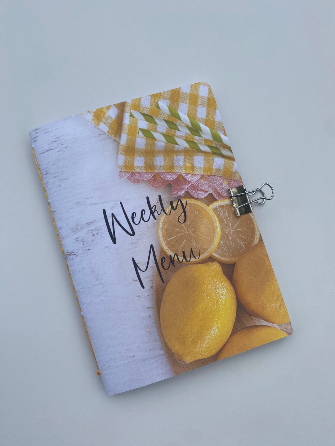 Weekly Menu Planner Travelers Notebook Insert, Refill Notebook, Meal ...