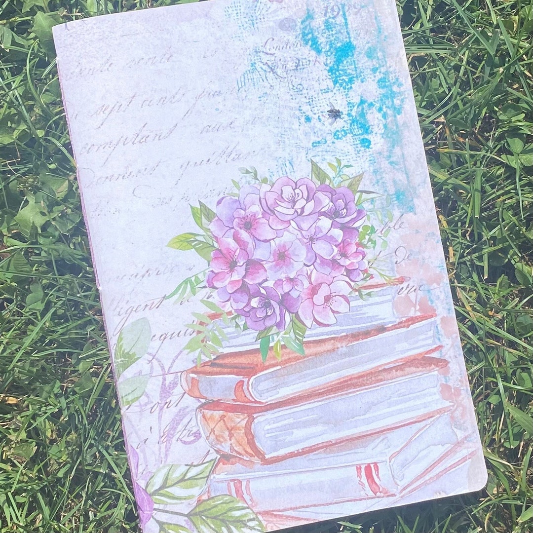 Reading Junk Journal Insert, Travelers Notebook Insert, Printed ...