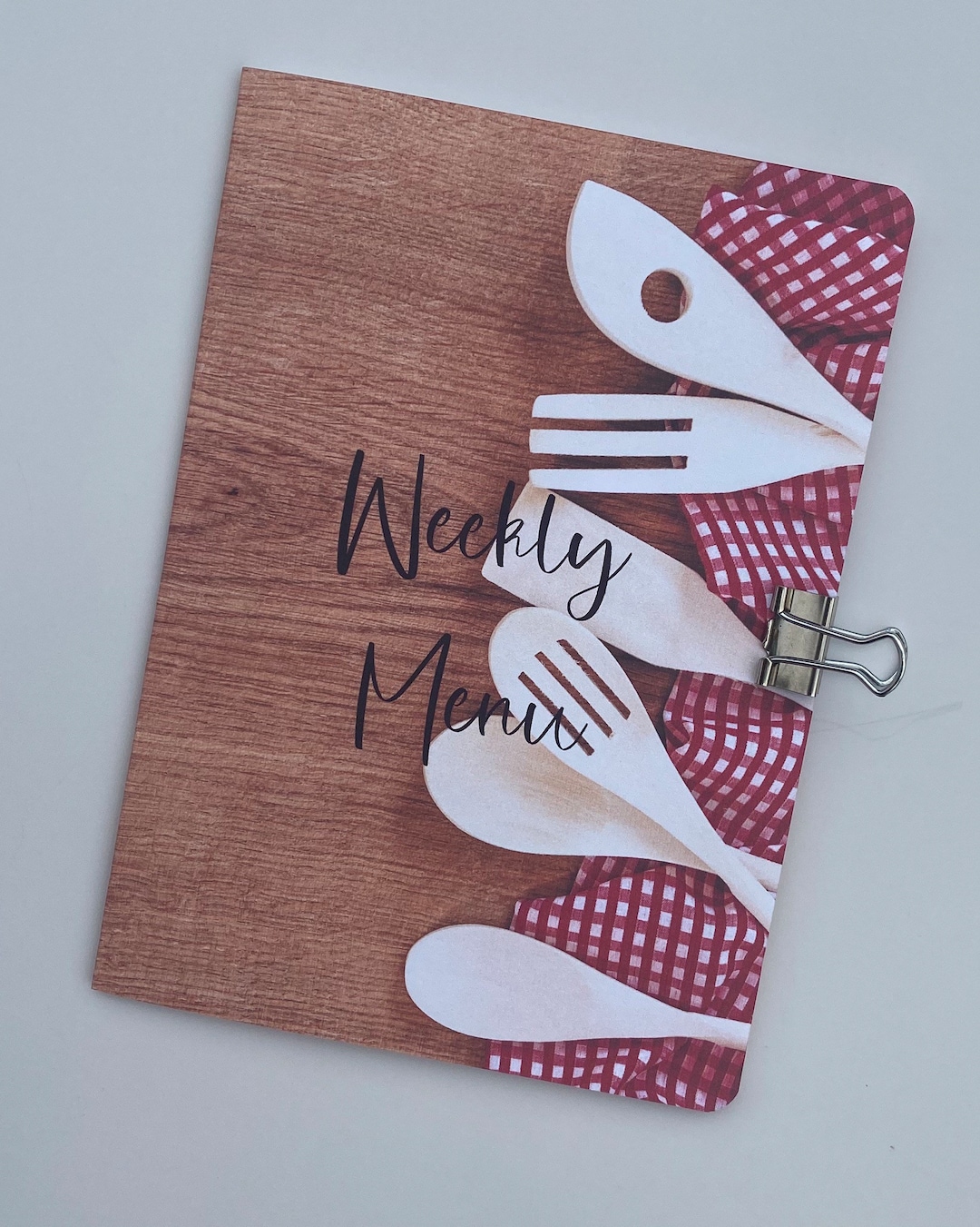 Weekly Menu Planner Travelers Notebook Insert, Refill Notebook, Meal ...