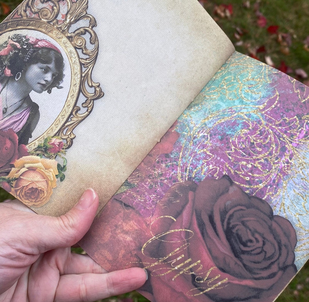Gypsy Love Junk Journal Insert, Traveler’s Notebook Insert, Printed ...