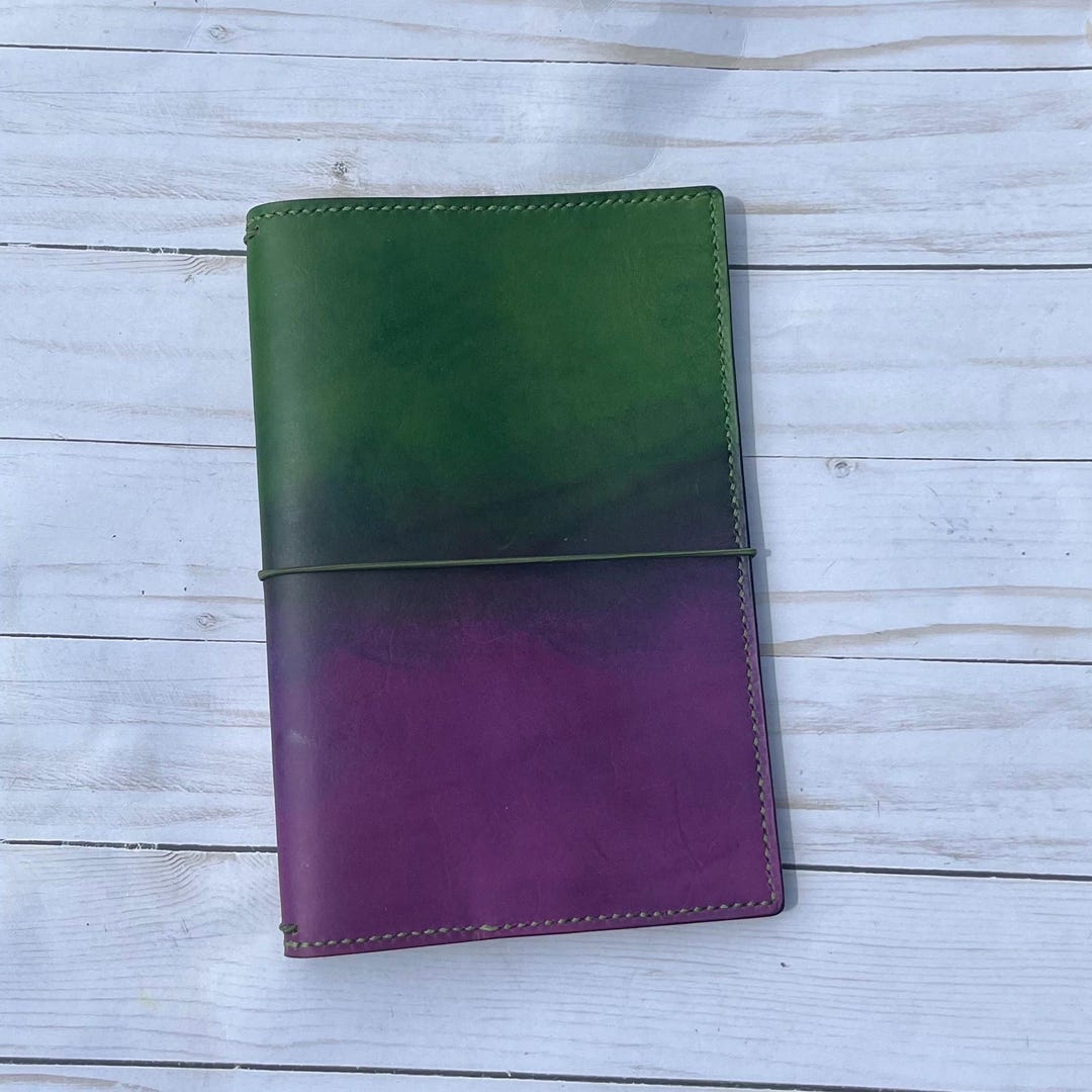 Cahier Leather Travelers Notebook Journal, Refillable Leather Planner ...