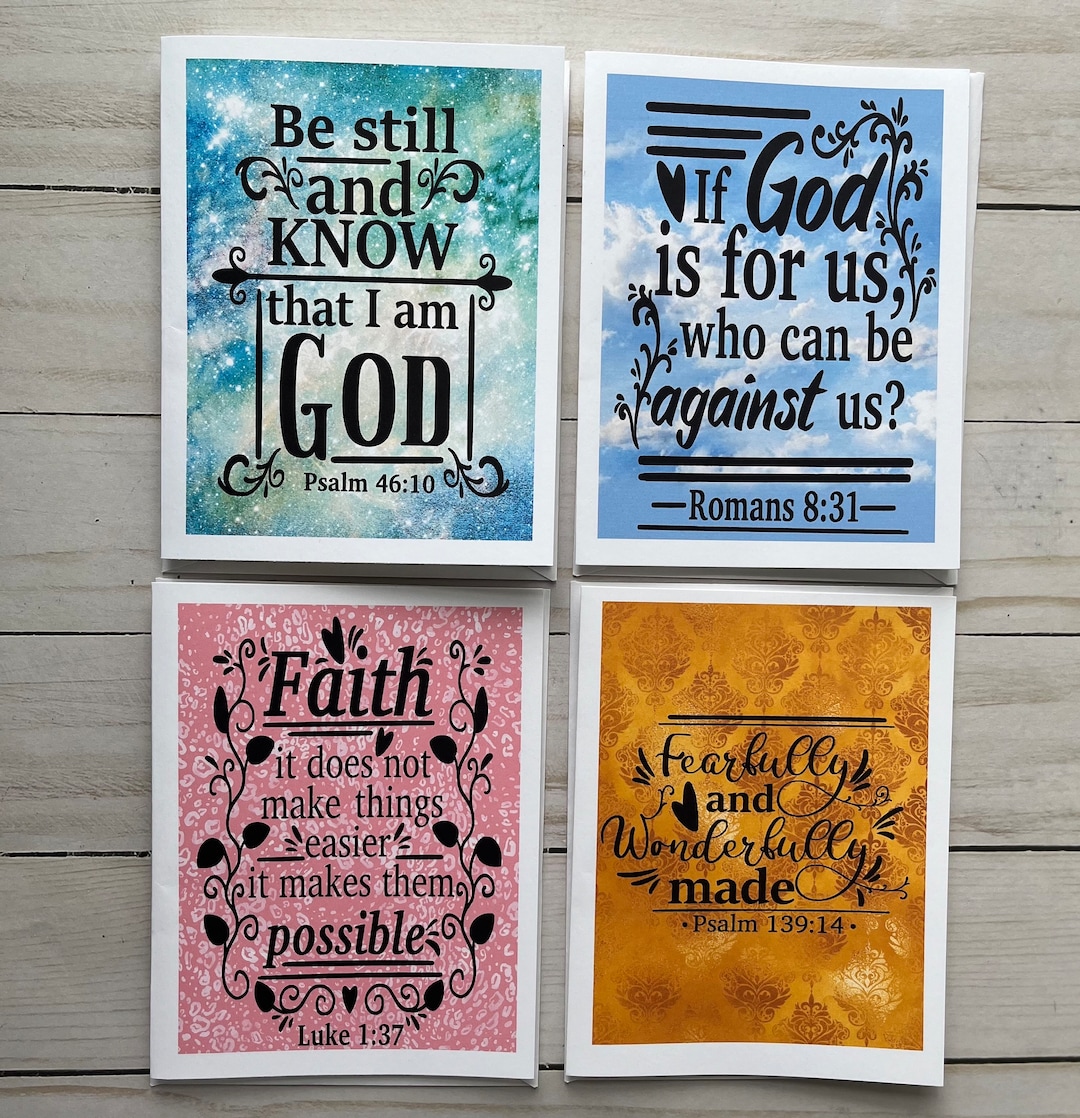 Bible Verse Blank Notecards With Envelopes, Greeting Cards, All ...