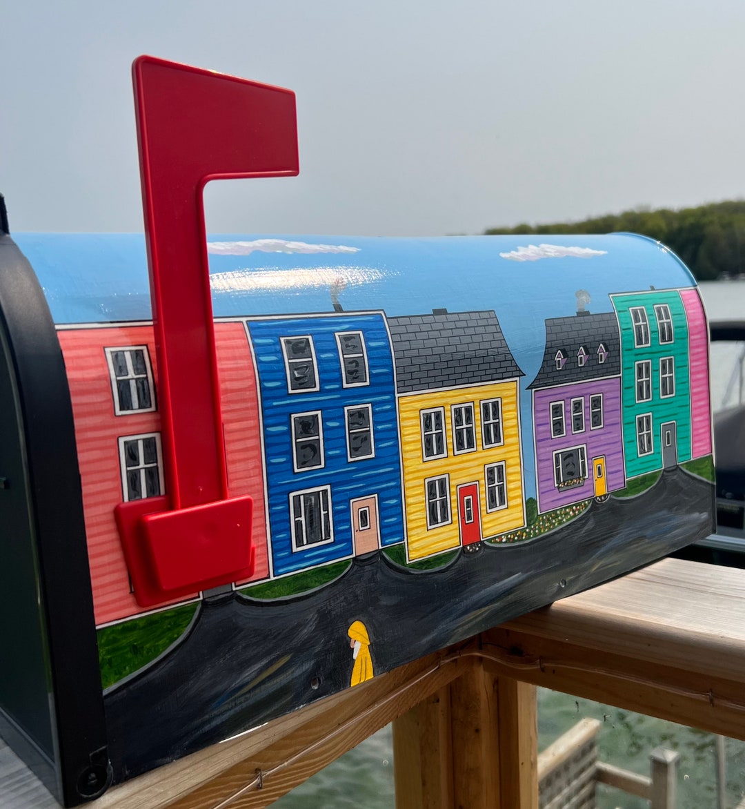 Newfoundland Row House Rural Mailbox - Etsy