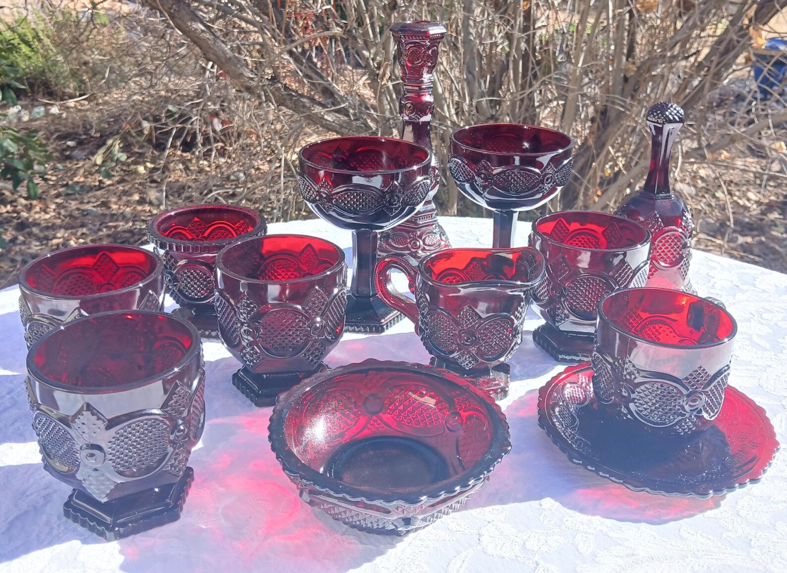 Cape Cod Ruby by Avon 1876 Cut Glass Collection Individual Piece Sale ...