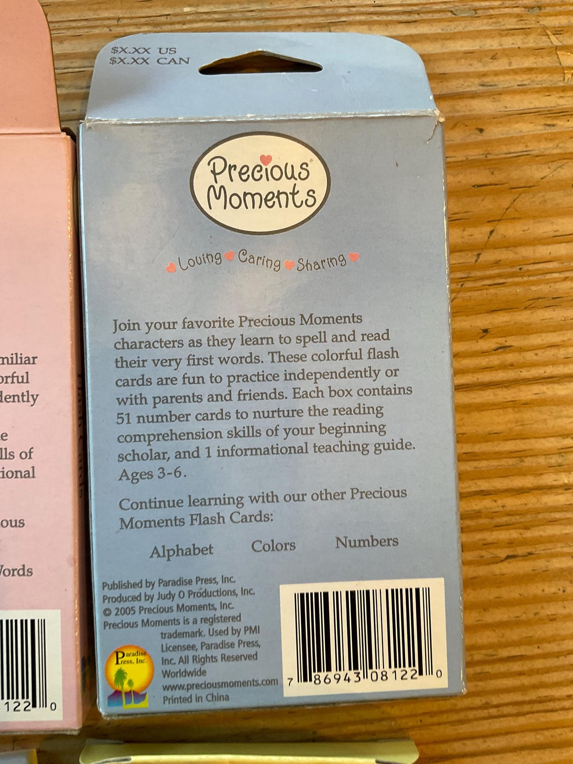 COLORS Flash Cards Precious Moments - Etsy