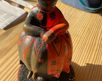 SIAMESE CAT Witch Art Sign Kitchen HALLOWEEN From Original - Etsy