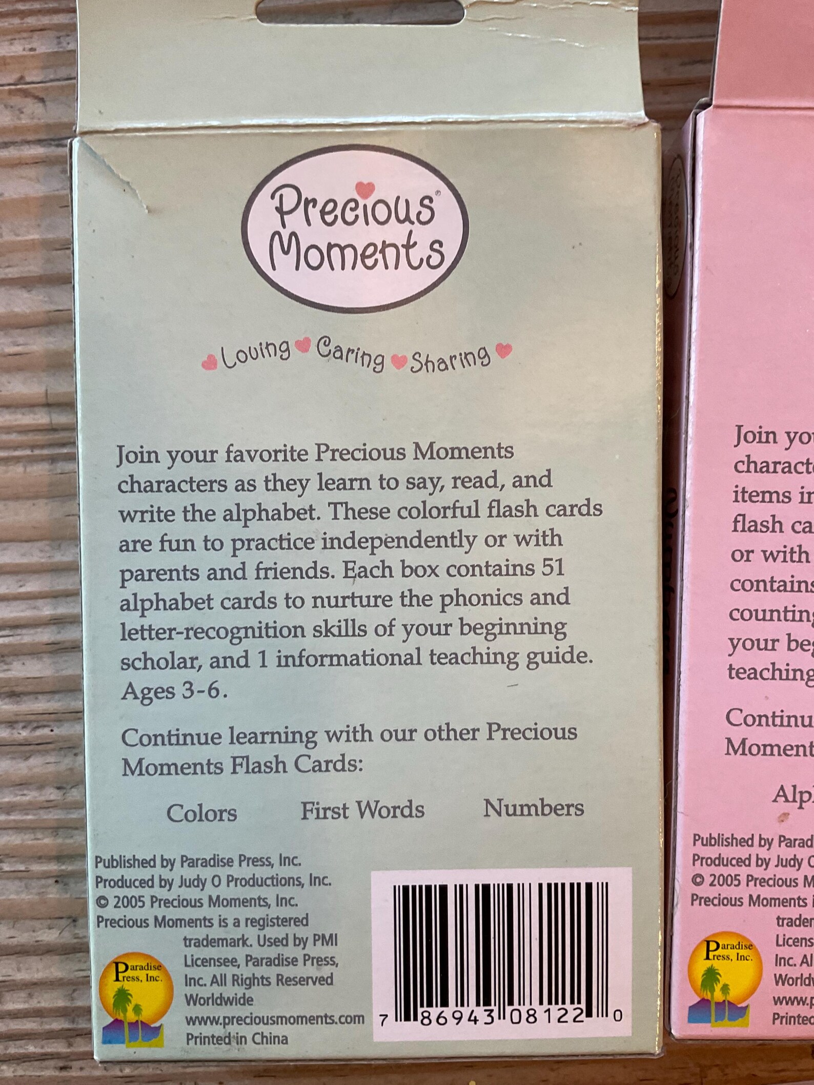 COLORS Flash Cards Precious Moments - Etsy