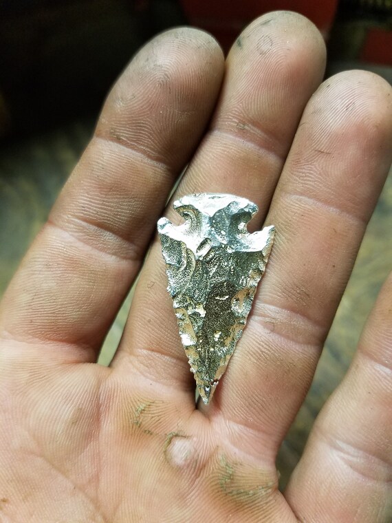 Sterling silver arrowhead | Etsy