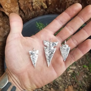 Sterling Silver Arrowhead - Etsy