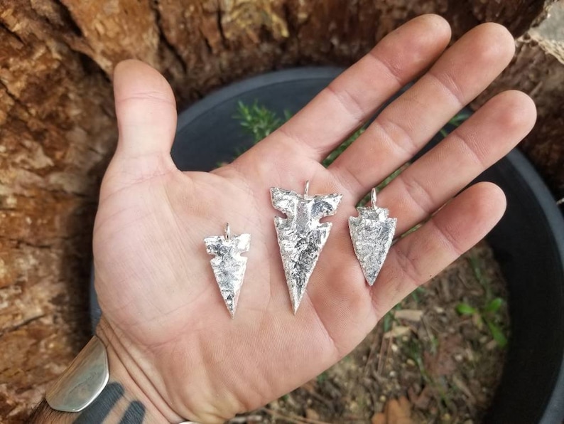 Sterling Silver Arrowhead - Etsy