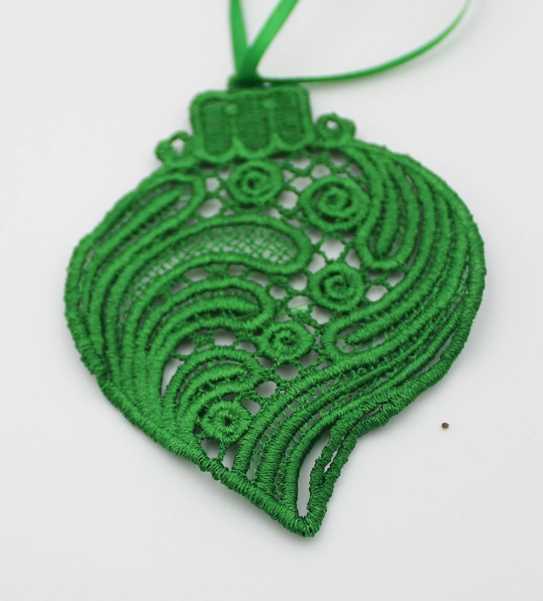 Lace Christmas Ornament, Christmas Tree Ornaments, Present Topper ...