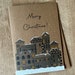 Winter Christmas Town Houses Card, Homemade, Hand-finished and ...