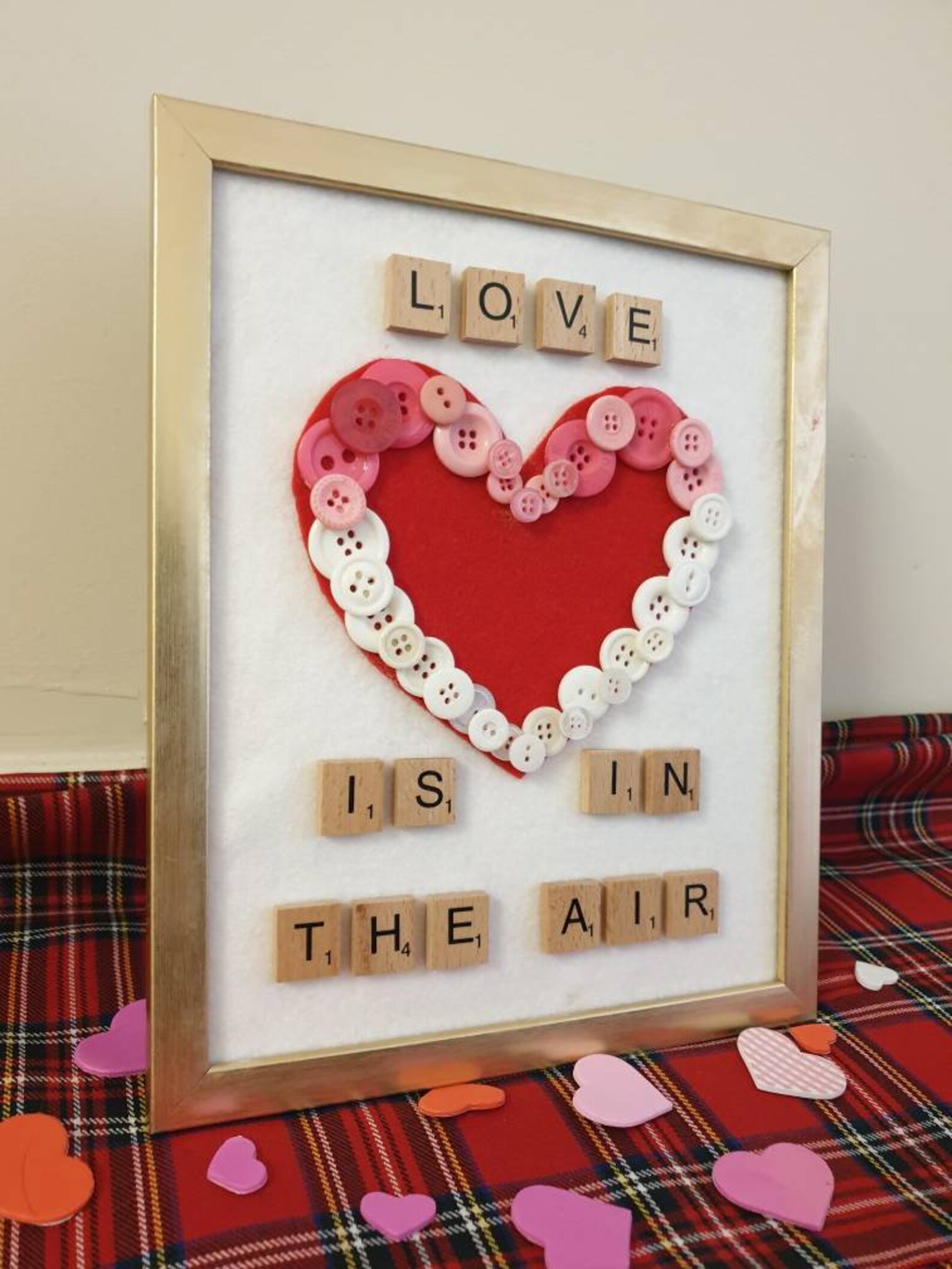 Love is in the Air Valentine's Day Quote, Cute Gift Idea, Valentine's ...