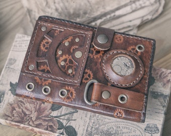 Steampunk Wallet | Etsy