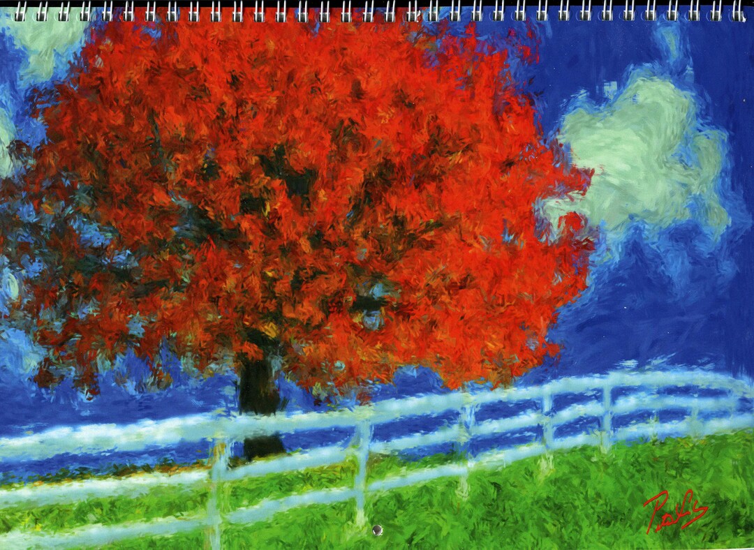 2024 P.B.S. Studios Digital Painting Calendar - Etsy