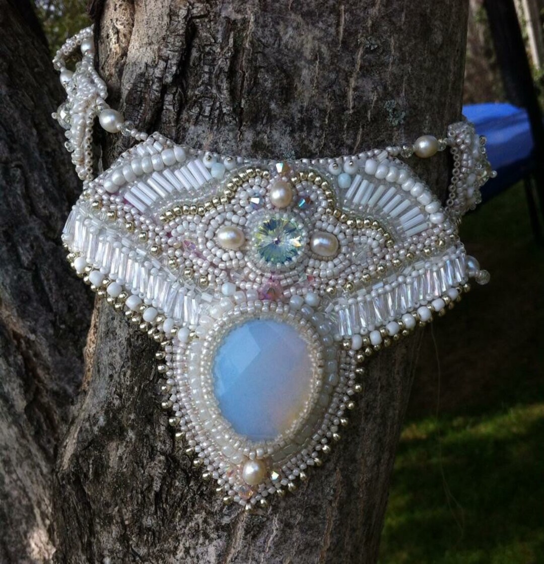 White Dream Bridal Collar - Etsy