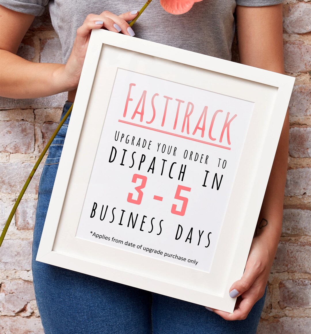 UPGRADE ONLY to Fasttrack Dispatch of Previously Purchased Print ...