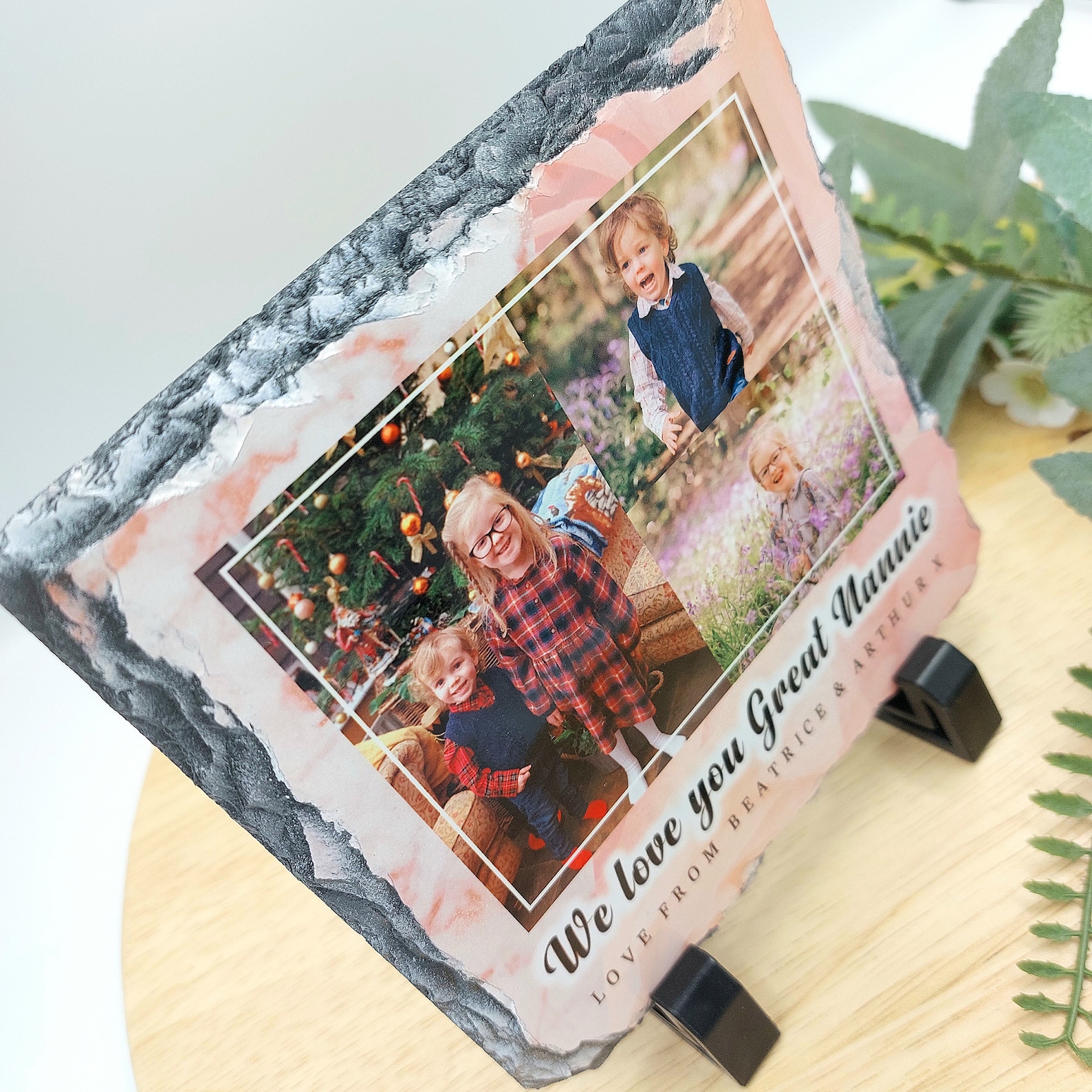 MOTHER'S DAY SLATE Picture Tile, Photo Gift for Mum on Mother's Day ...
