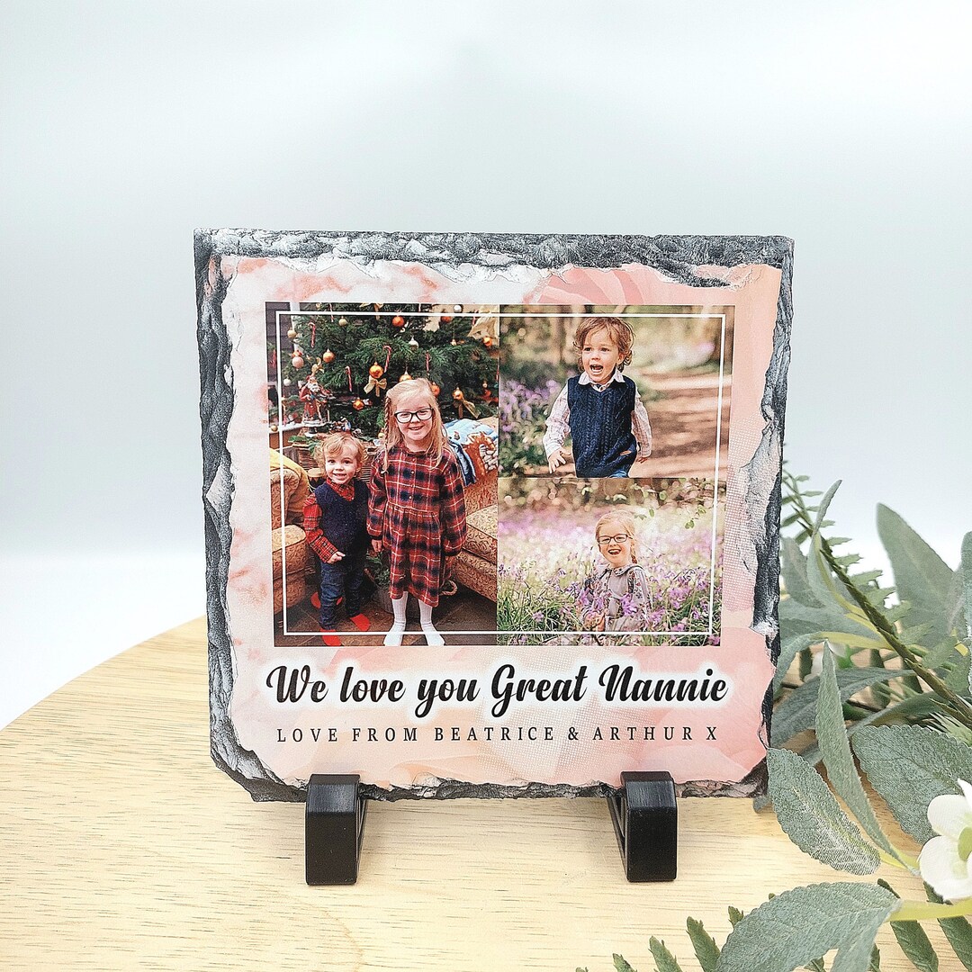 MOTHER'S DAY SLATE Picture Tile, Photo Gift for Mum on Mother's Day ...