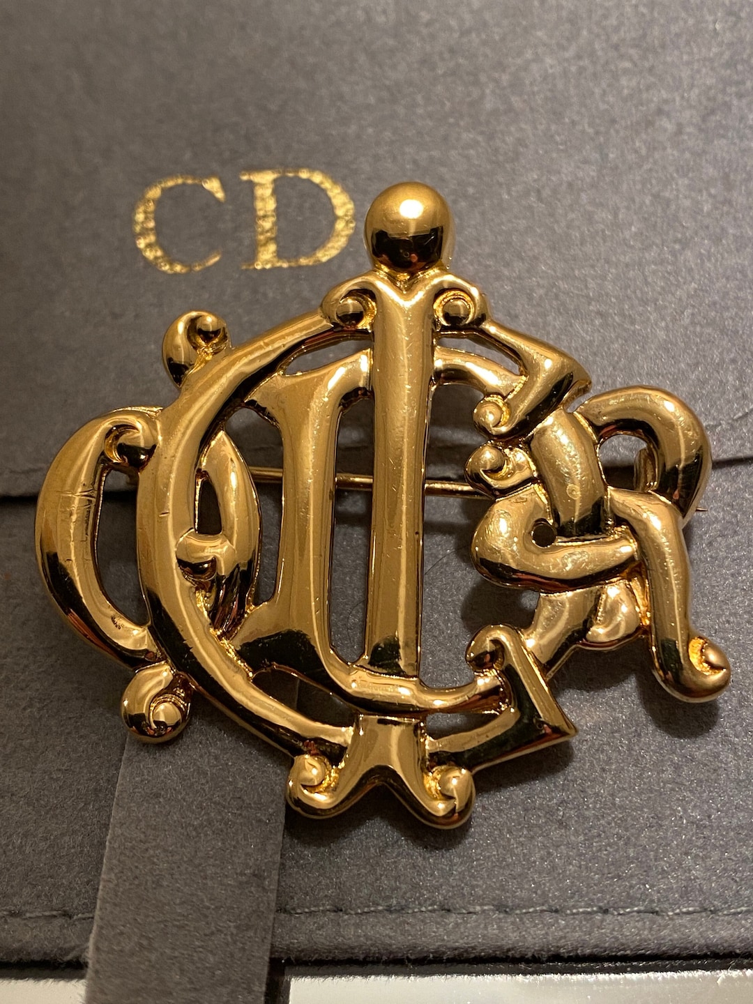 DIOR Vintage Brooch - Etsy