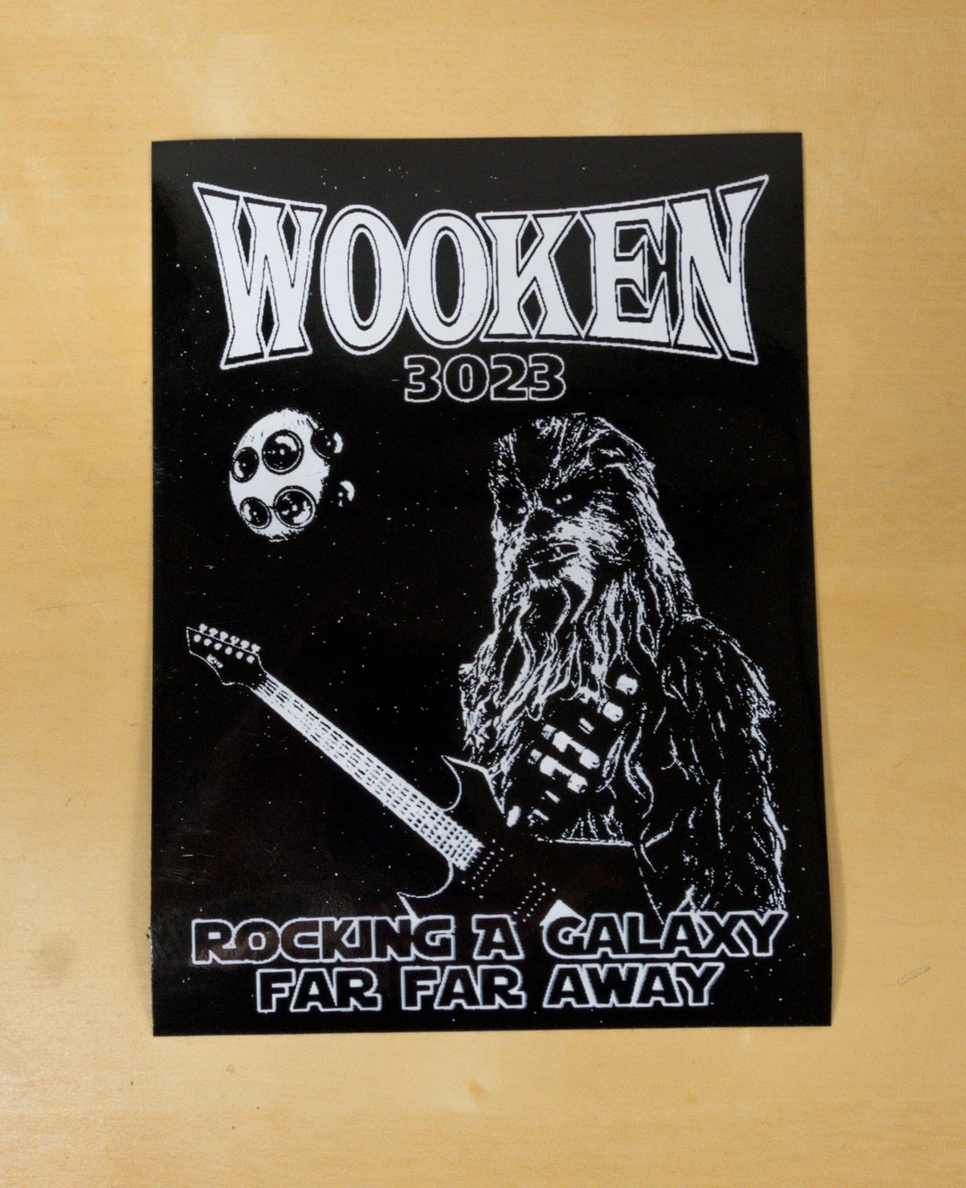Starwars Sticker Chewbacca Wookie Bumper Sticker Decal Glossy Car ...